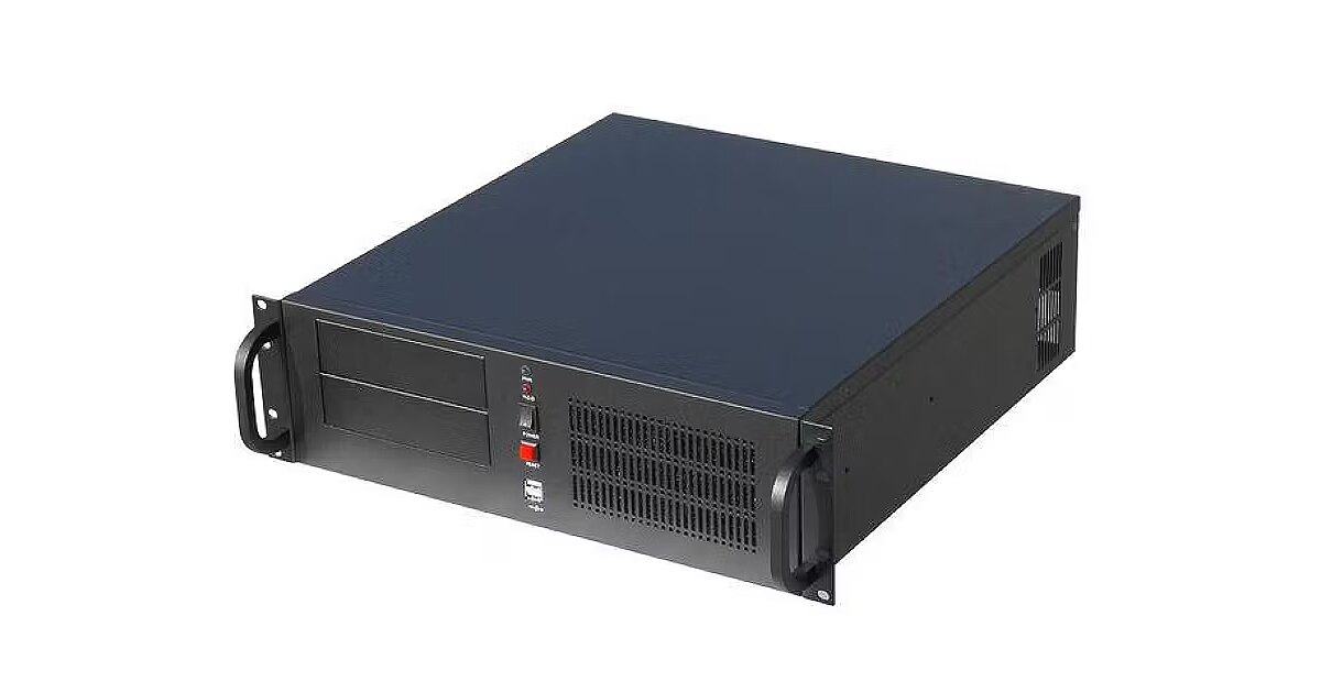 Gembird 19'' Rack-mount chassis (3U), black (19CC-3U-01)