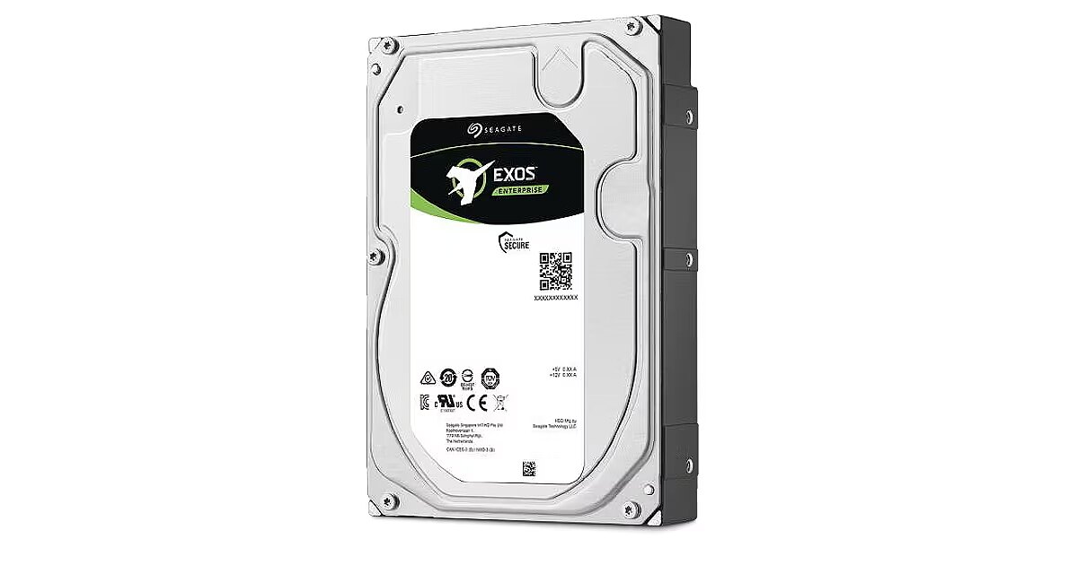 Seagate 4TB, 7200rpm, 256MB, SATAIII, Exos 7E8, CMR, 512n (ST4000NM000A)