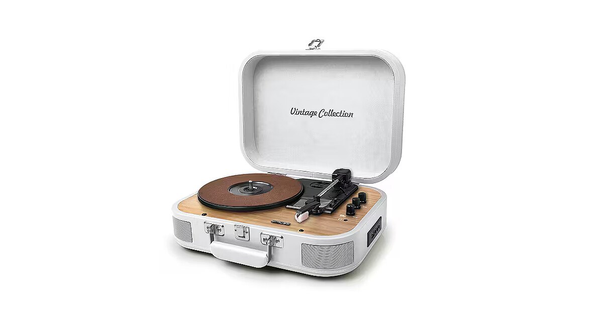 MUSE Turntable Stereo System MT-201WW USB port, AUX in (MT-201WW)