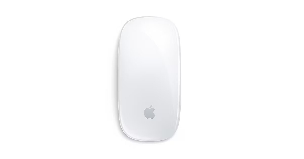 Apple Magic Mouse, Multi-Touch Surface, White (MXK53ZM/A)