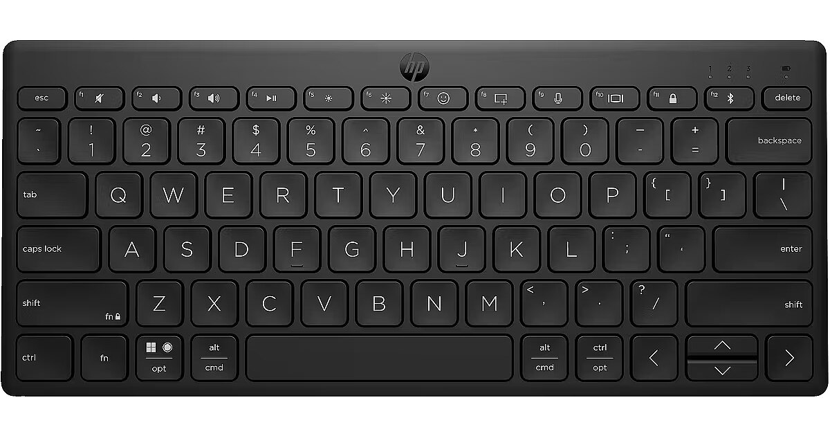 Hewlett Packard HP 355 Compact Multi-Device Bluetooth Keyboard (692S9AA)