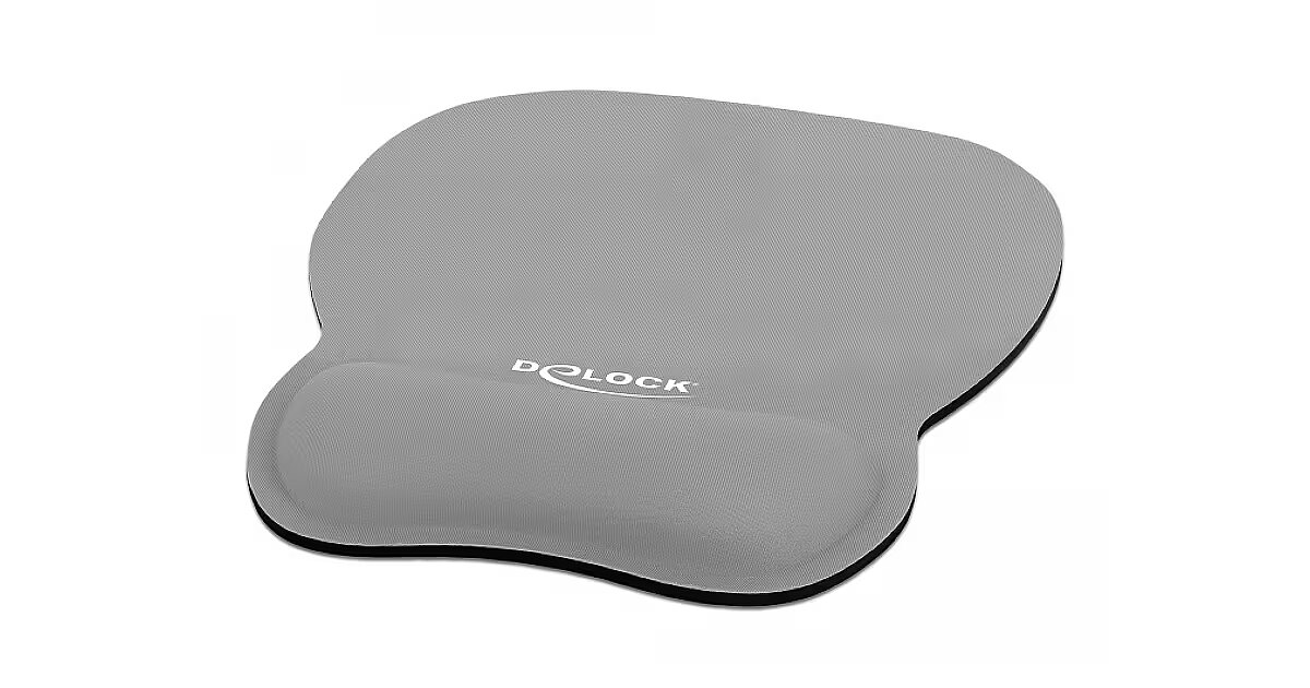 Delock Ergonomic Mouse Pad, Grey (12698)