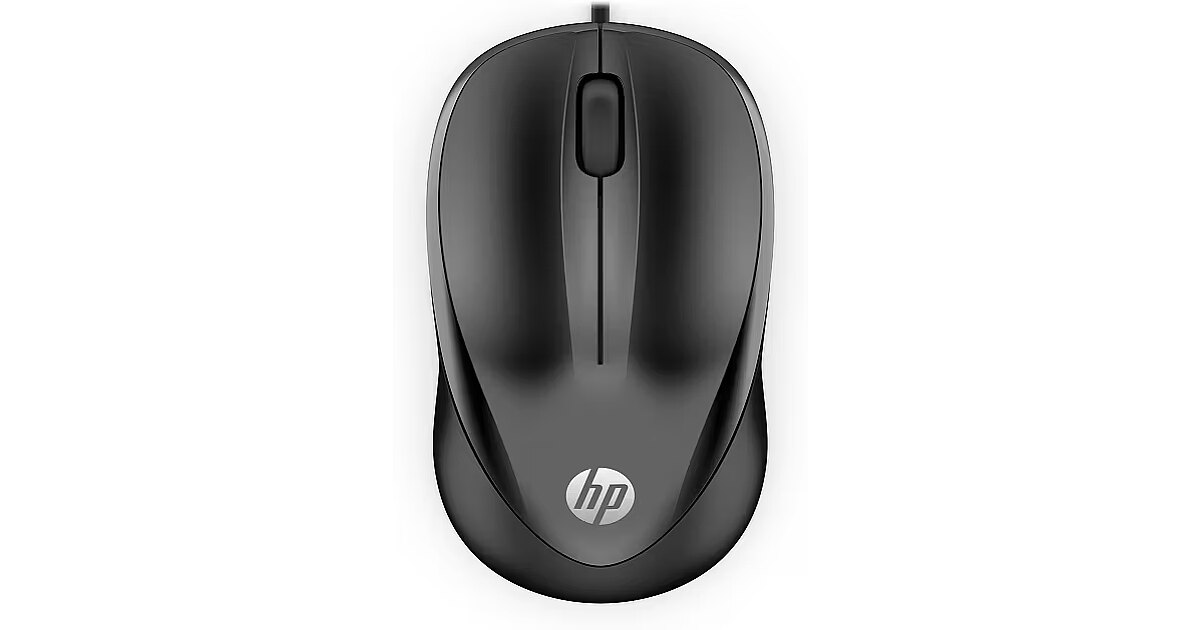 Hewlett Packard Wired Mouse 1000, Black (4QM14AA#ABB)