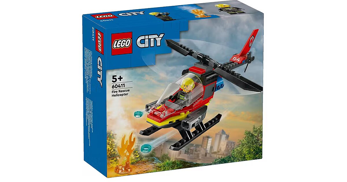 Lego Fire Rescue Helicopter (60411)