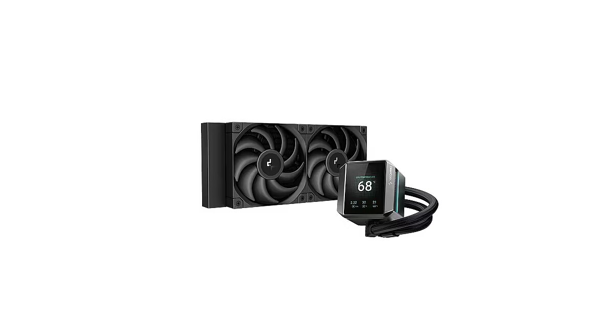 Deepcool Mystique 240, 240mm, TFT LCD, Liquid CPU Cooler (R-LX550 ...