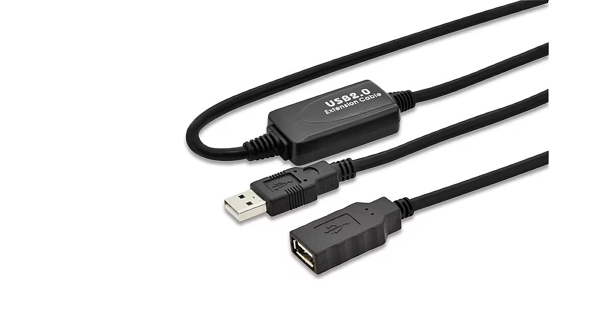 Digitus USB-A Active Extension Cable, 15m (DA-73101)