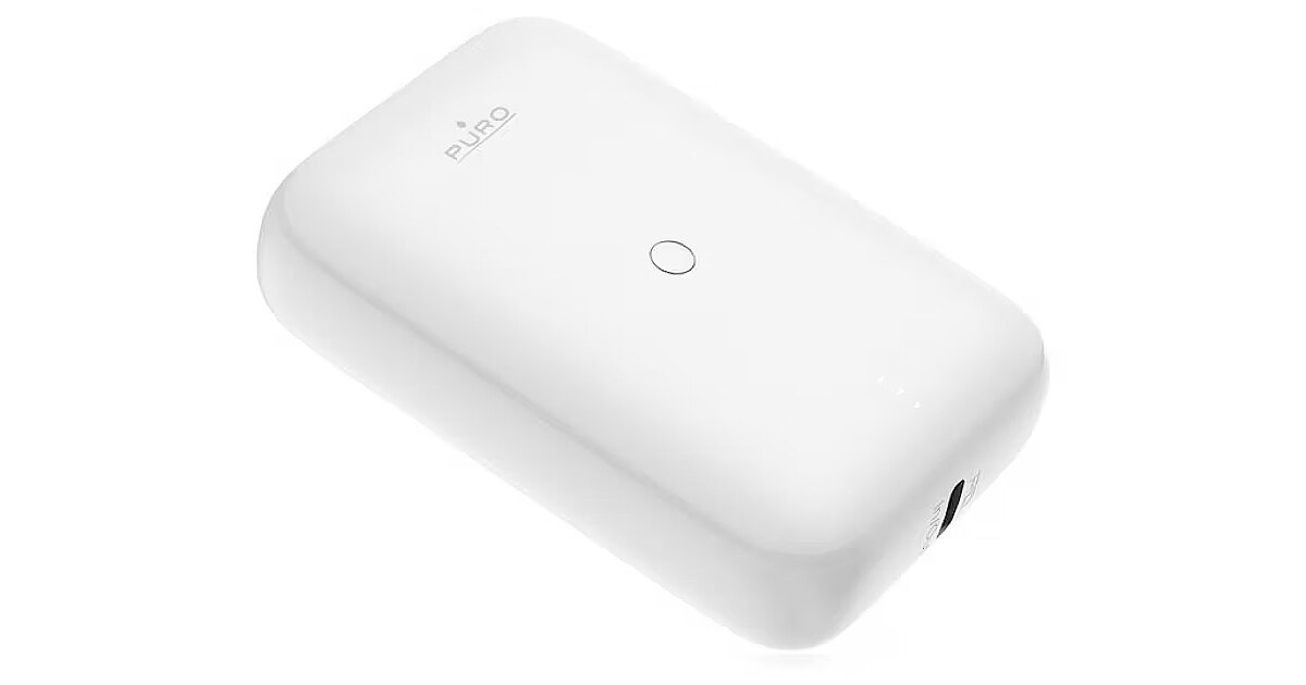PURO Compact Mini, 10000 mAh, White (PUFCBB100P9WHI)