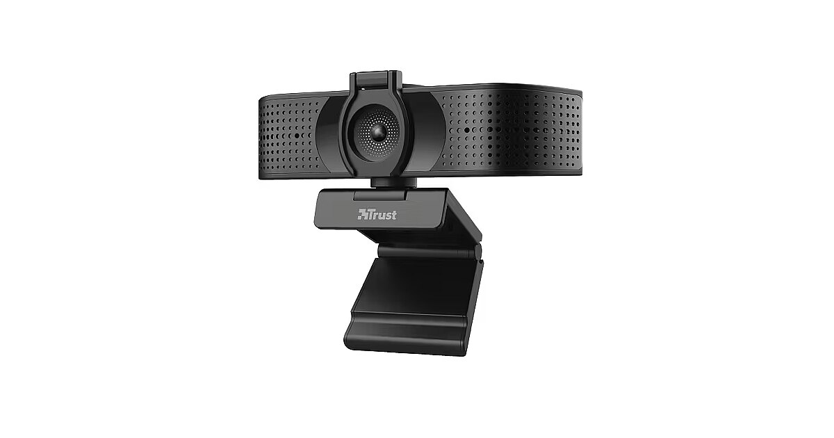 Trust Teza, 2160p(4K) Ultra HD, Streaming-Webcam, Black (24280)