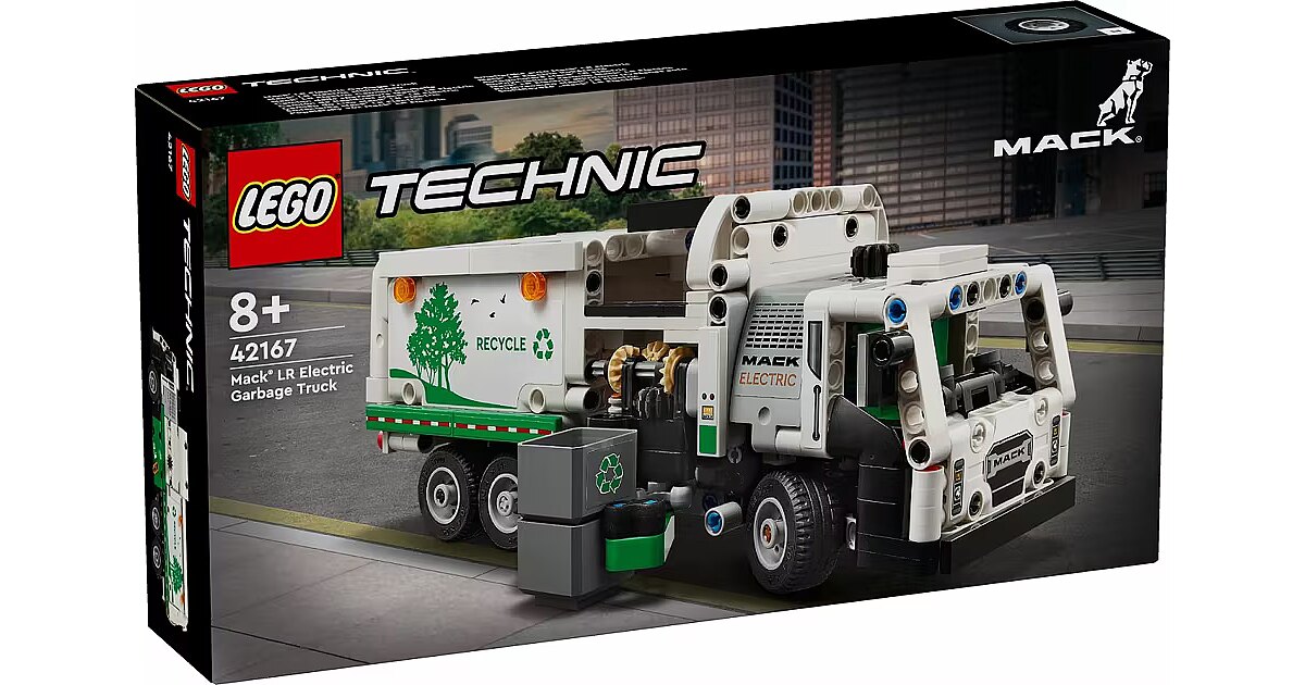 Lego Mack® LR Electric Garbage Truck (42167)