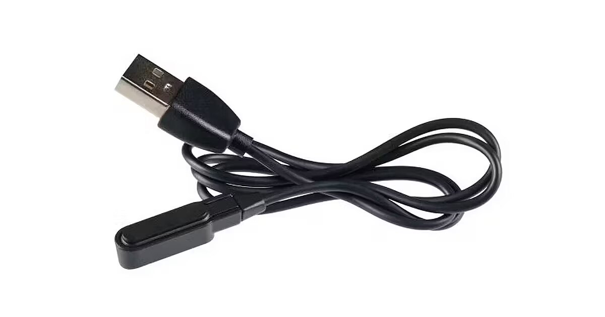 Garett Magnetic charging cable, Black (LAD_C002)