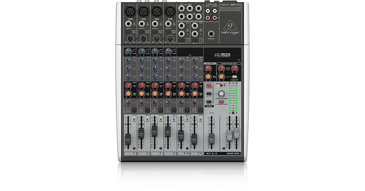 Behringer Xenyx 1204USB audio mixer 12 channels Grey (27000149)