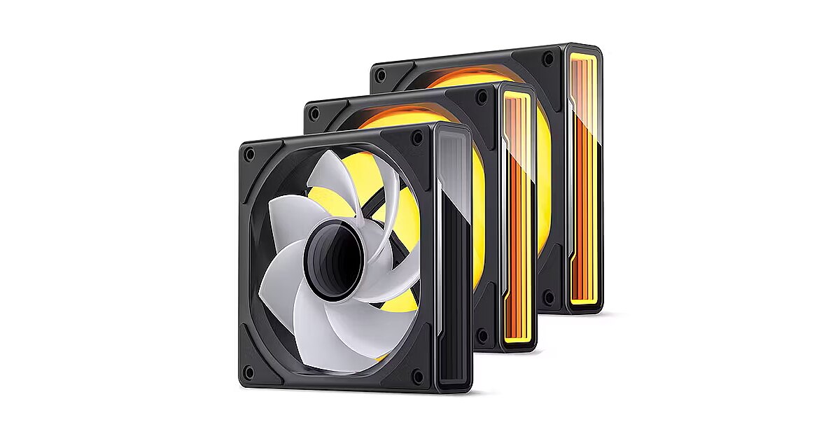 Jonsbo ZK-120BR ARGB, Reverse Blade, 3-Pack, Black (ZK-120BR 3IN1)