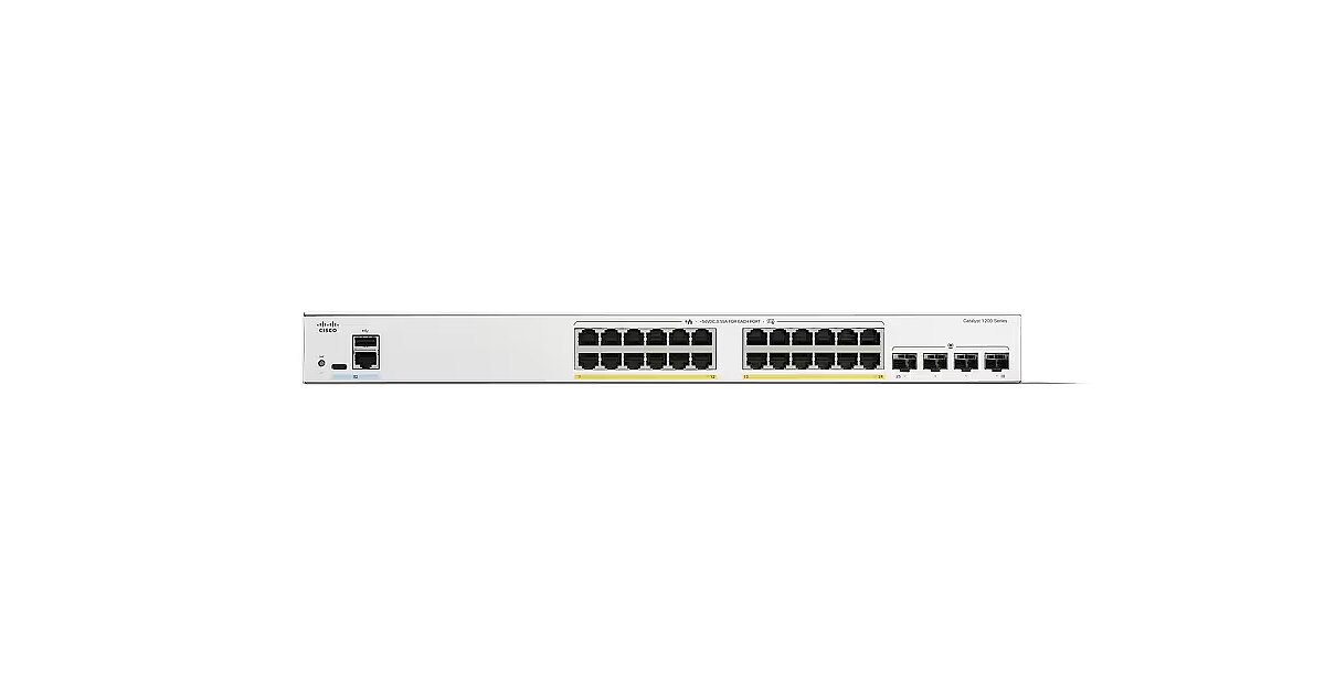 CISCO CATALYST 1200 24-PORT POE 4X1G SFP (C1200-24P-4G)