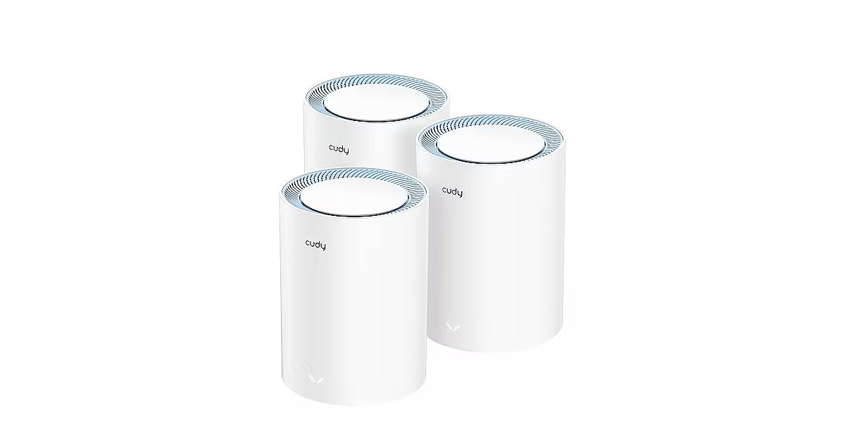 Cudy System WiFi Mesh M1200 (3-Pack) AC1200 (M1200(3-Pack))
