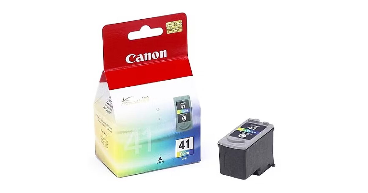 Canon CL-41 Color Ink Cartridge for Pixma iP1200/1300/1600/1700/1800 ...