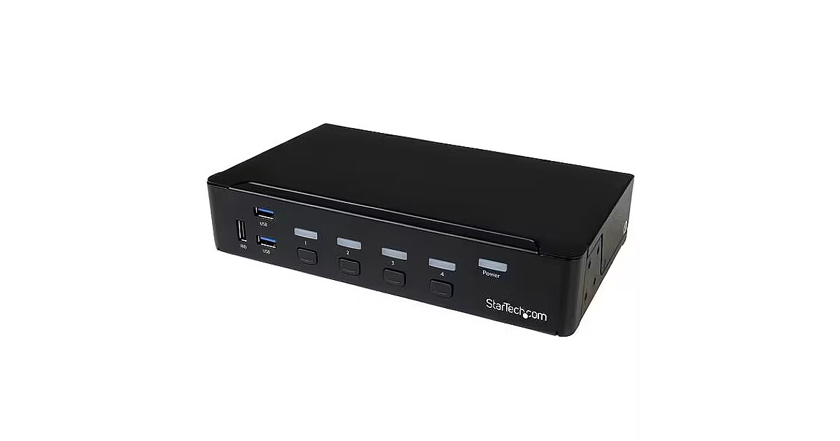 Startech 4-PORT DP KVM SWITCH - 4K IN (SV431DPU3A2)