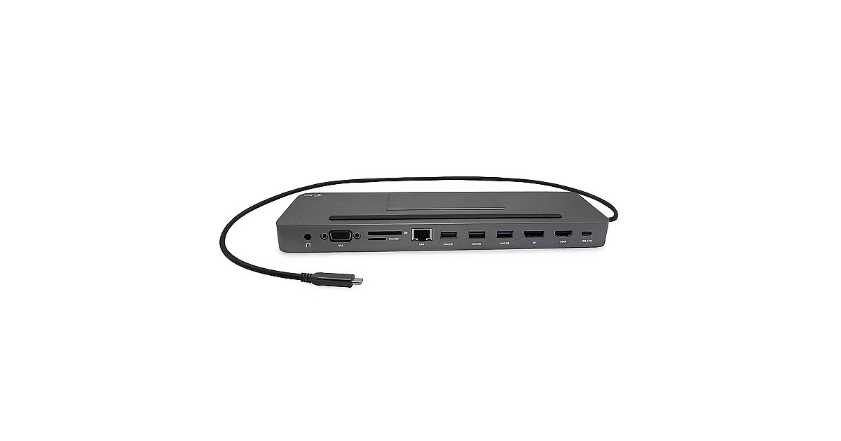 i-tec USB-C Metal Ergonomic 4K 3x Display Docking Station + Power ...