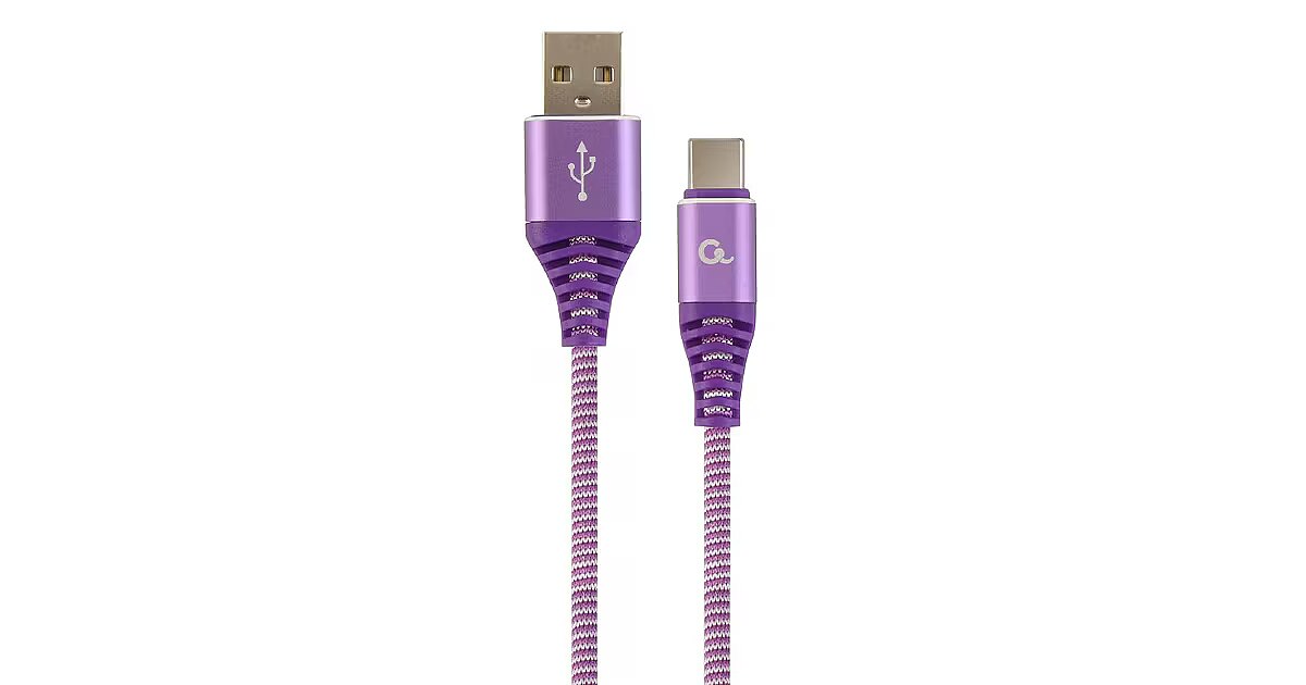 Gembird USB-A to USB-C, 2m (CC-USB2B-AMCM-2M-PW)
