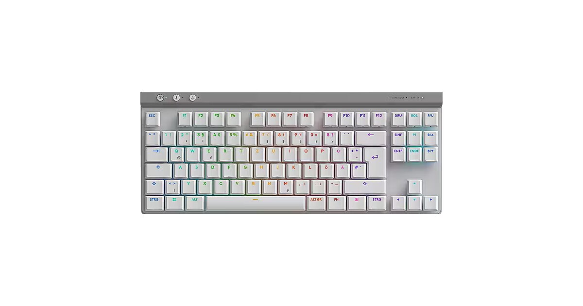 Logitech G515 Lightspeed TKL, GL Tactile, US, White (920-012539)