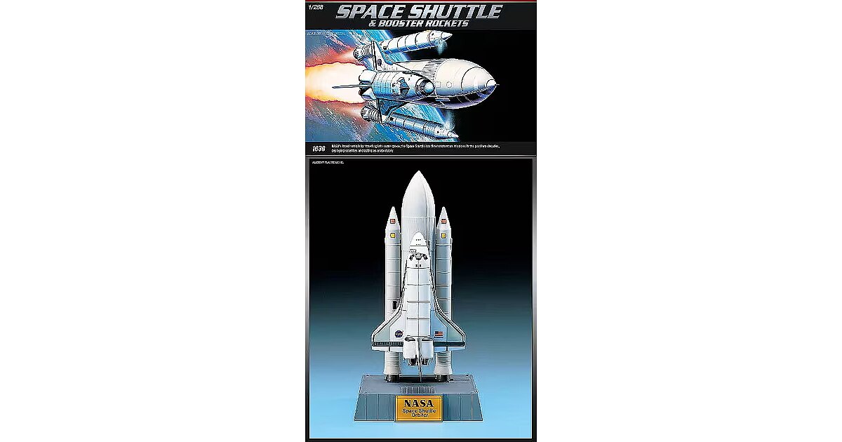 Academy Space Shuttle w/ Booster (MA-12707)