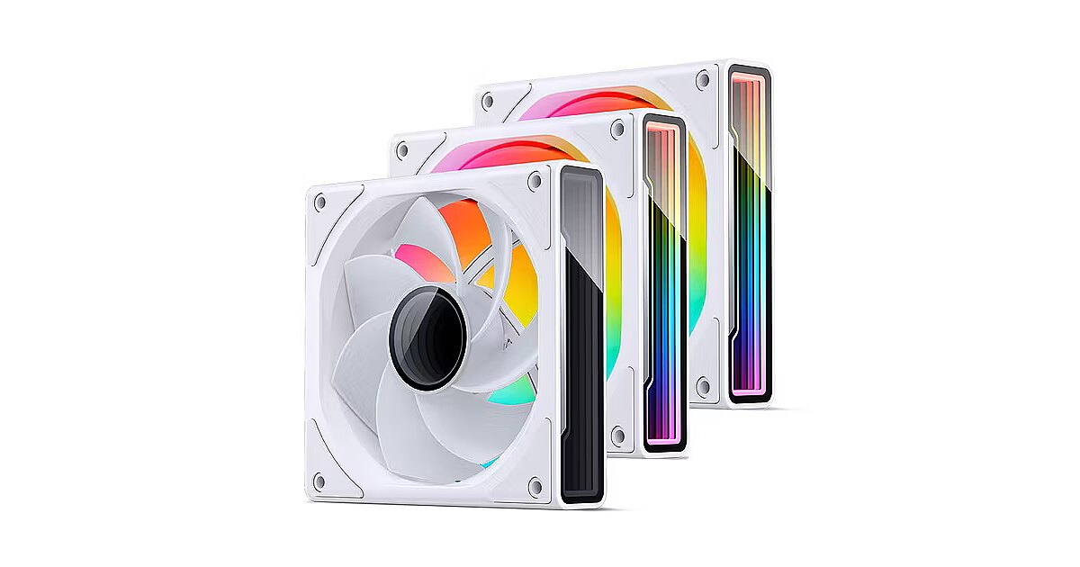 Jonsbo ZK-120WR ARGB, Reverse Blade, 3-Pack, White (ZK-120WR 3 IN 1)