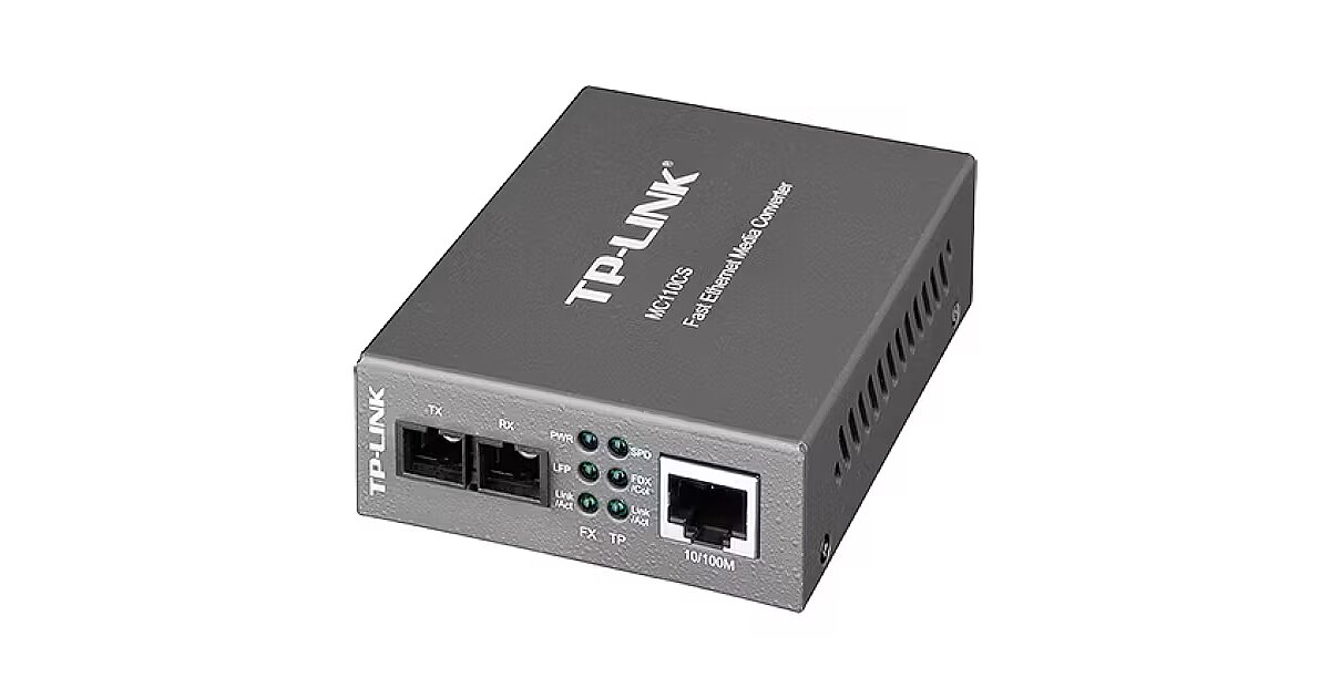 TP-LINK MC110CS, 10/100Mbps Single-Mode Media Converter (MC110CS)