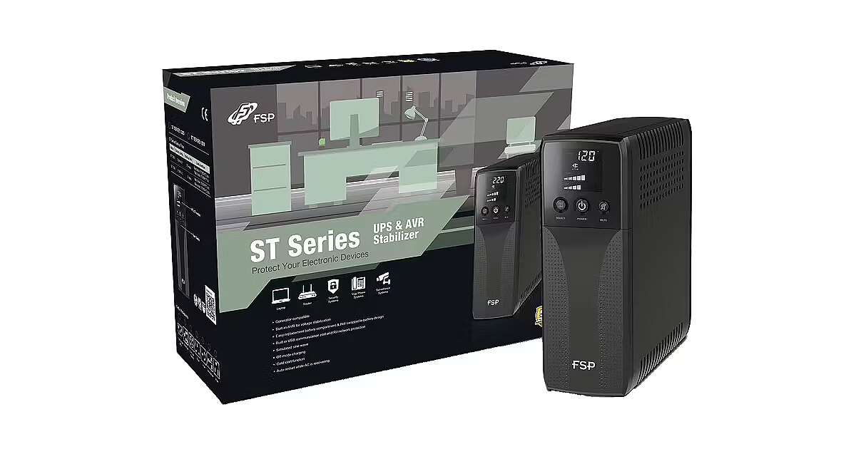 Fortron PPF9004000 1500VA, 900W, HID, RJ45, IEC*8,with hot swappable battery design, 12V9Ah (ST ...