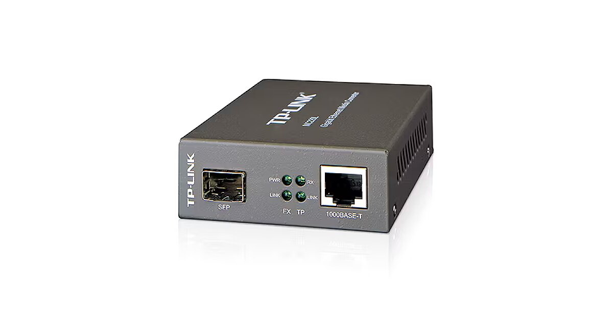 TP-LINK MC220L, Gigabit SFP Media Converter (MC220L)