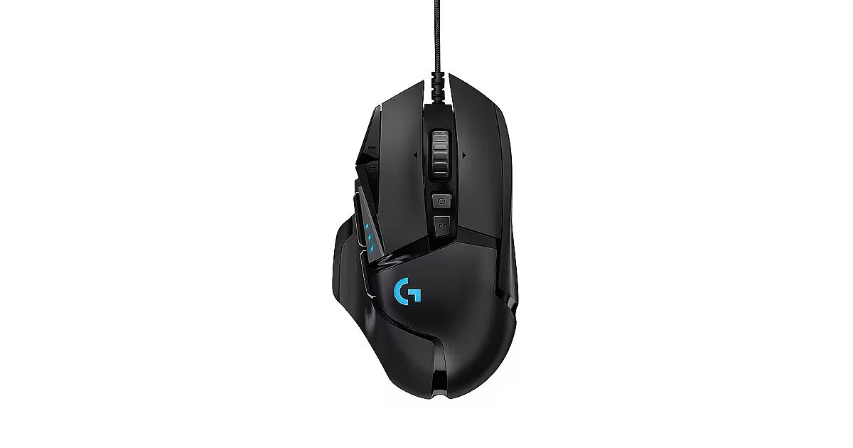 Logitech G502 Hero, USB, Optical, Black (910-005470)