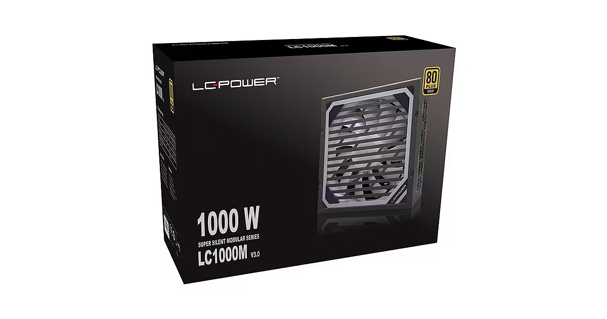 Lc-power LC1000M V3.0, 1000W, 80PLUS Gold (LC1000M V3.0)