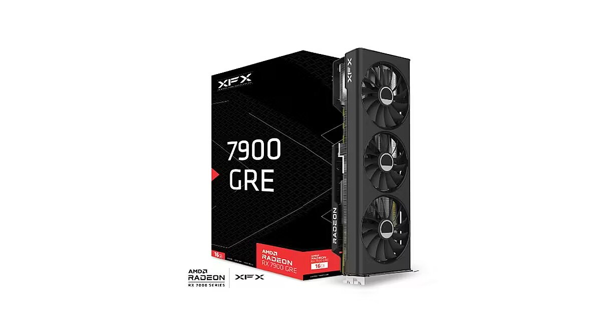 XFX Radeon RX 7900 GRE, 16GB GDDR6, Speedster MERC (RX-79GMERCB9)