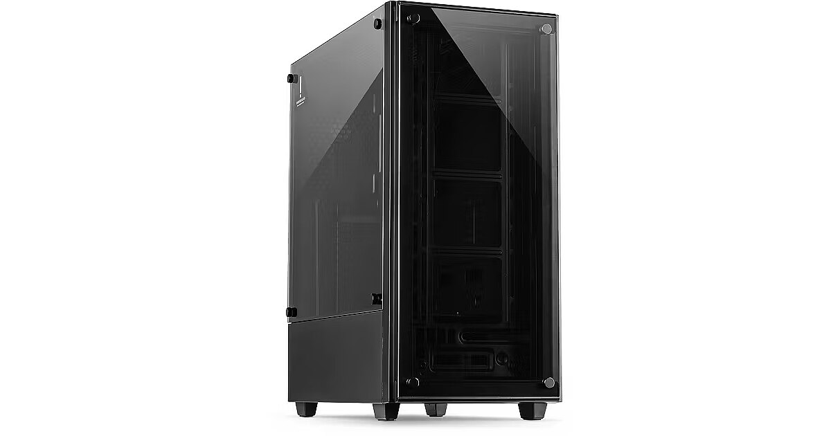 Inter-Tech C-303 Mirror, Tempered Glass, Black (88881328)