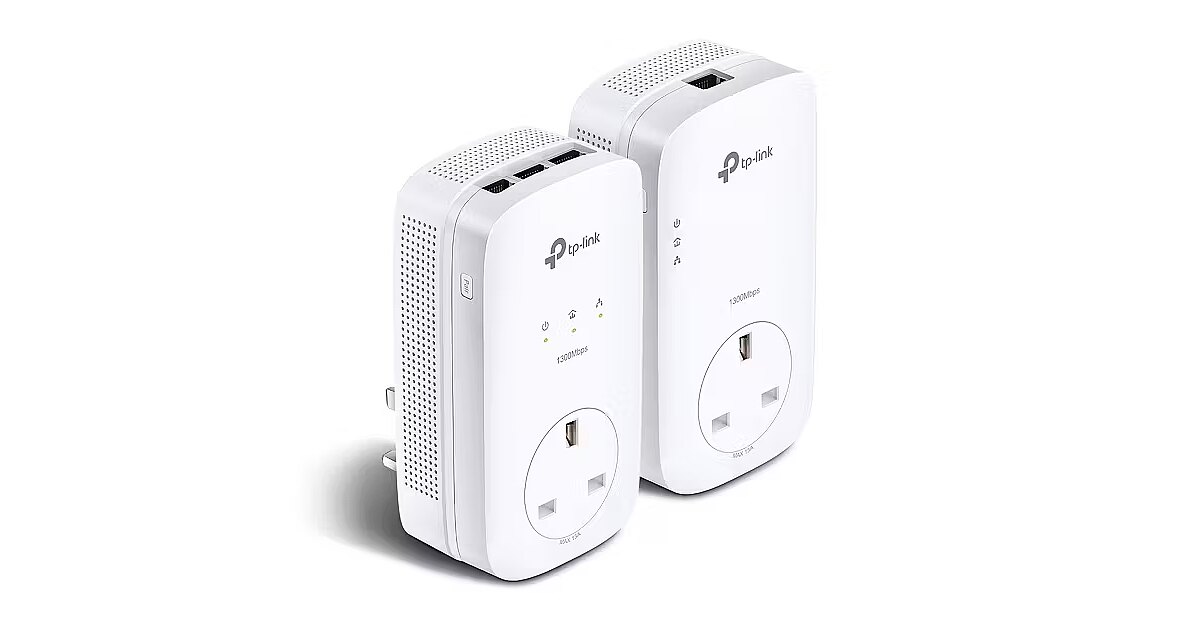 TP-LINK TL-PA8033P Powerline KIT mit Steckdose AV1300 HomePlug AV2 (TL ...