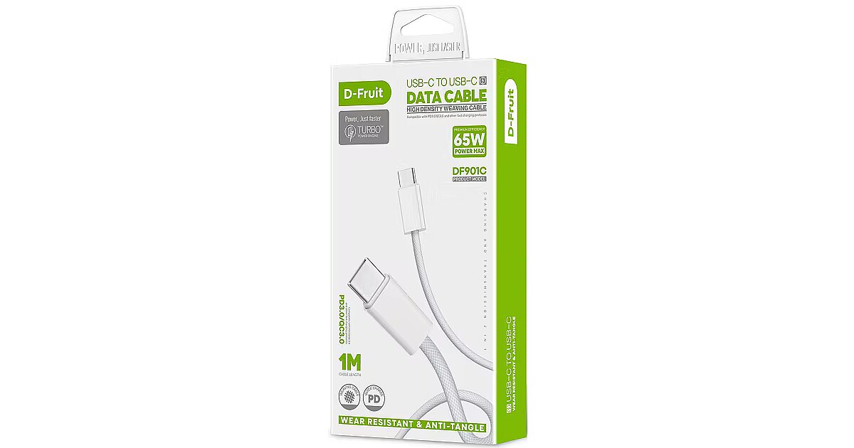 D-Fruit USB-C Cable, 1m (50471)