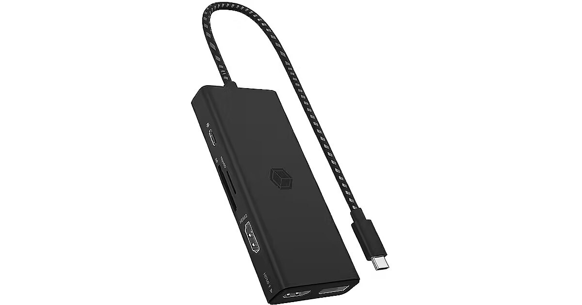 Raidsonic IB-DK4011-CPD 7-in-1 USB Type-C Docking Station with triple ...