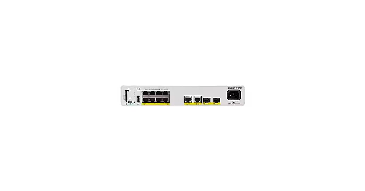 CISCO CATALYST 9000 COMPACT SWITCH 8-PORT UPOE (C9200CX-8UXG-2X-E)