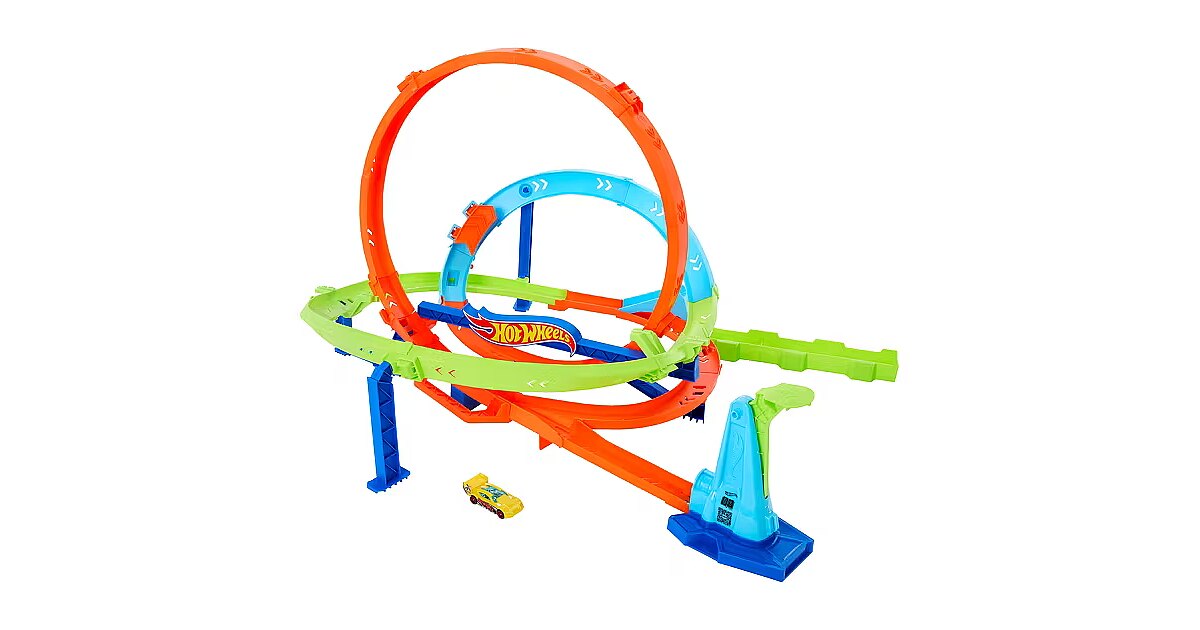 Hot Wheels Car track Loop cyclone challenge (HTK16)