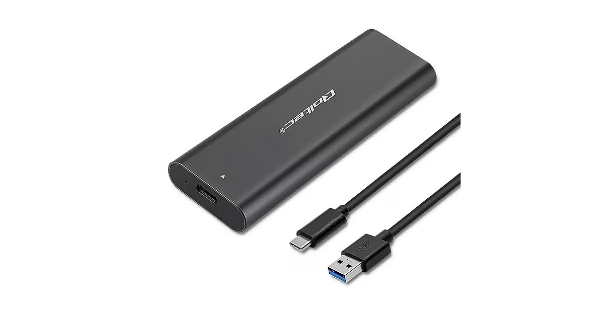 Qoltec Enclosure for M2 SATA SSD, NVME, USB type C (50312)