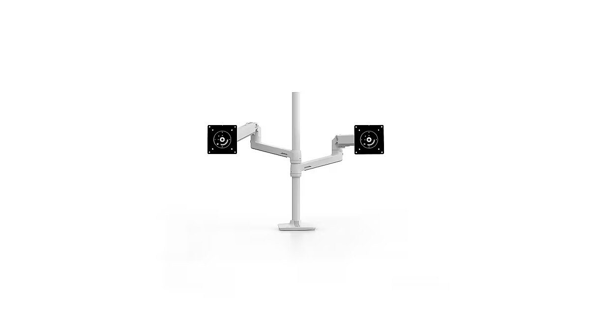 Ergotron LX Dual Stacking Arm with Tall Pole, up to 40" (45-509-216)