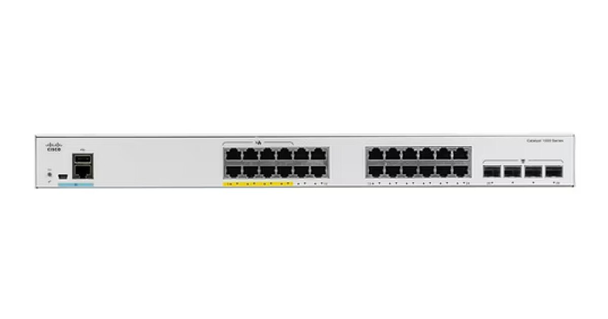 CISCO CATALYST 1000 24PORT 4X1G SFP (C1000-24T-4G-L)