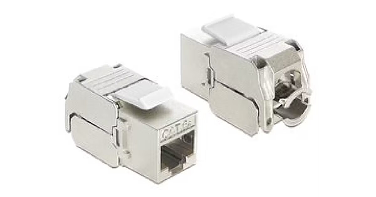 Delock Keystone Module RJ45 blue- LSA Cat6 (86205)