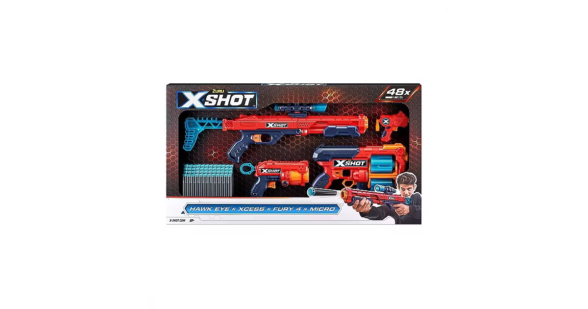 Zuru Blaster set Excel Combo Hawk + Xces s + Fury 4 + Micro (36585)