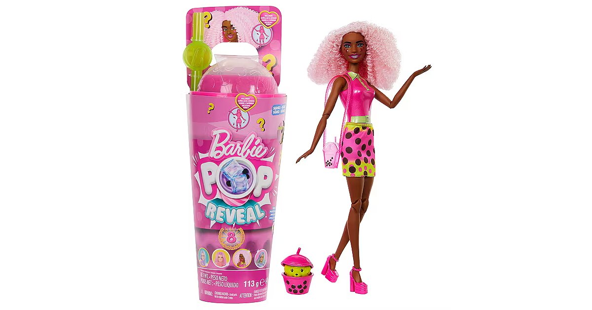 Mattel Doll Barbie Pop Reveal Bubble Tea Berry Bliss (HTJ20)
