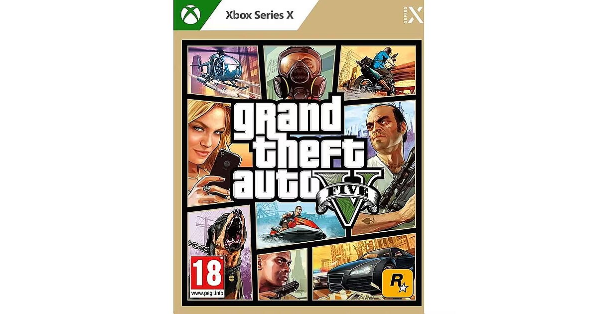 2K Games Grand Theft Auto V (Xbox Series X game) (5026555366700)