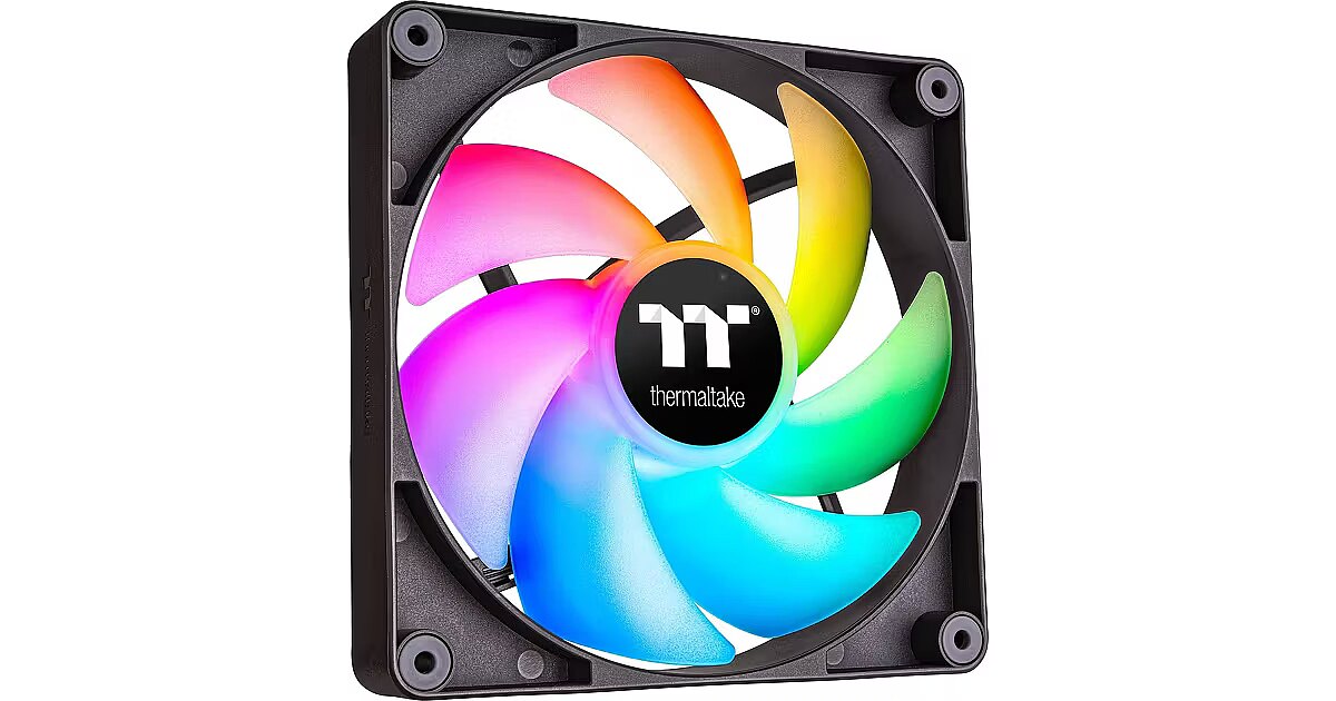 Thermaltake CT120 ARGB Sync, Black, 2 Pack (CL-F149-PL12SW-A)
