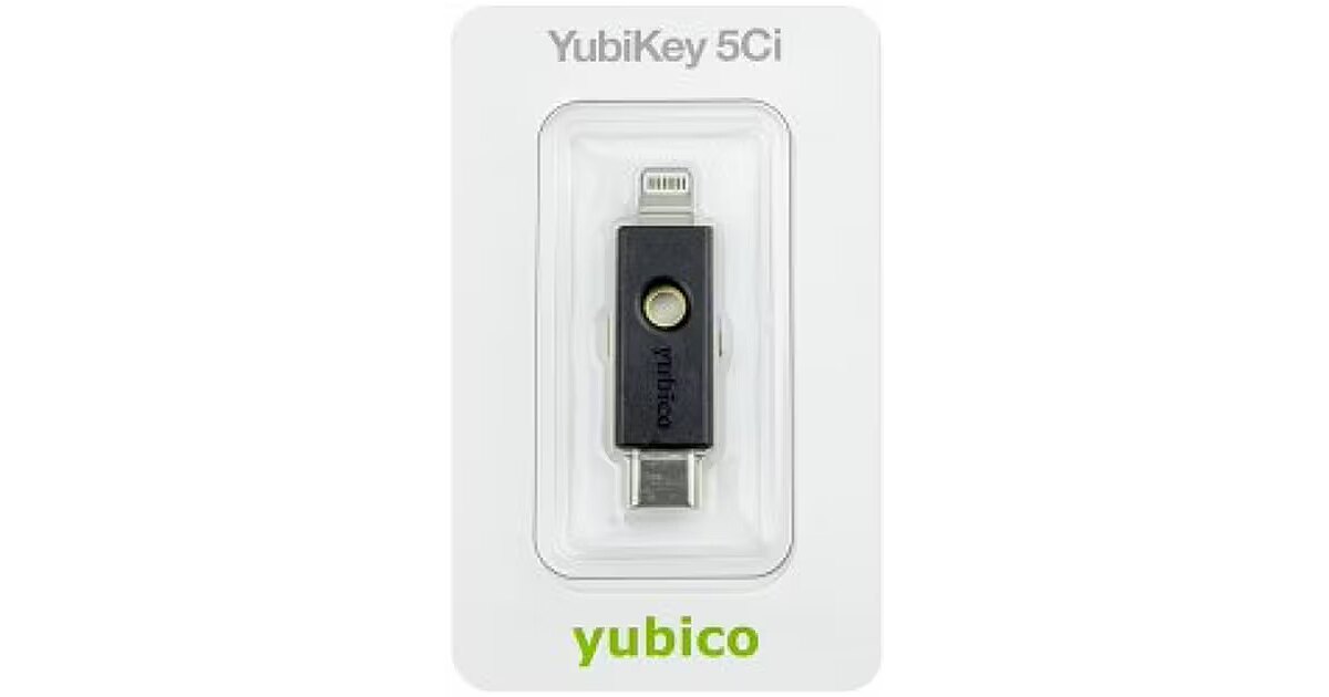 Yubico YubiKey 5Ci, Black (YubiKey 5Ci)
