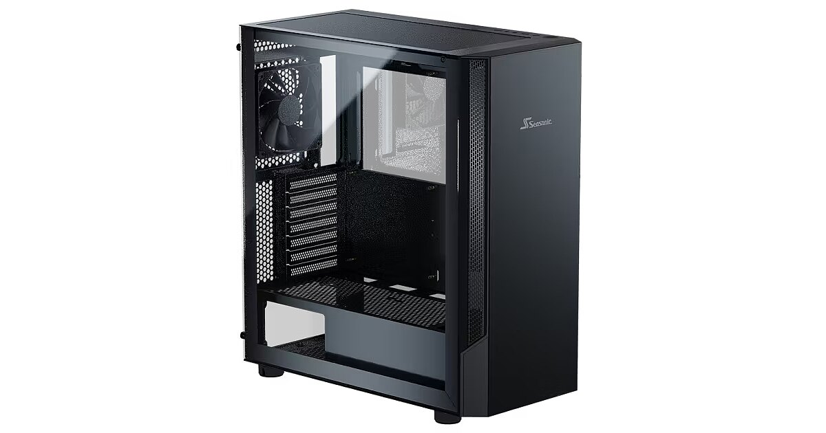 Seasonic ARCH Q503 + CONNECT DGC-650, tower case (black, tempered glass ...