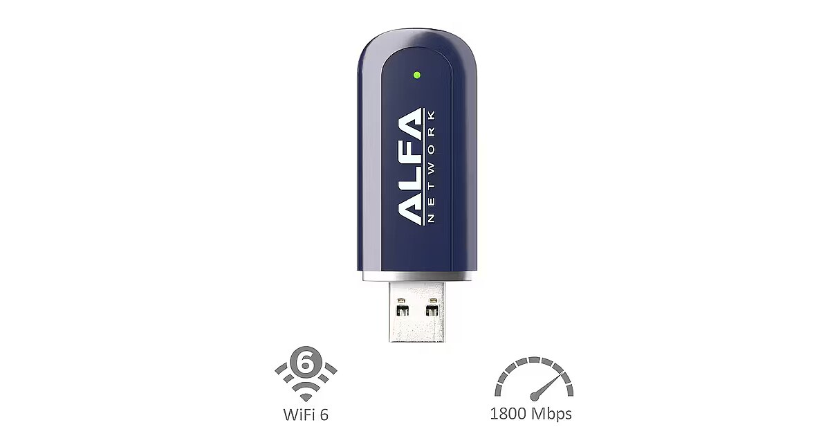 Alfa USB Adapter AWUS036AXER (AWUS036AXER)