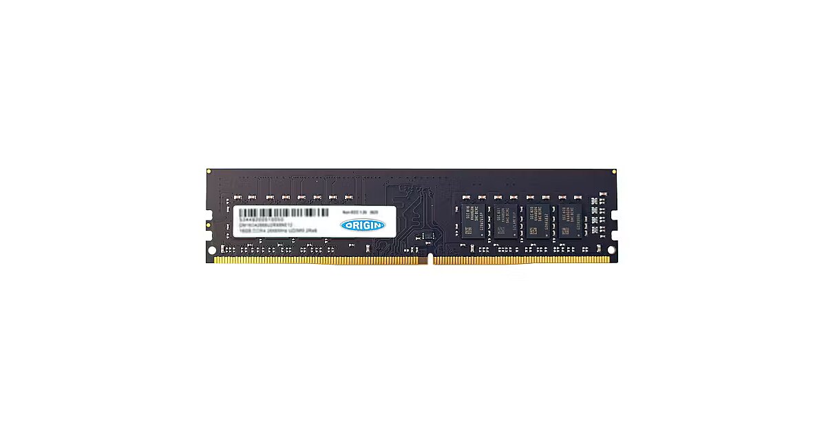 Origin Storage 32GB, DDR4, 3200MHZ, Single Stick (OM32G43200U2RX8NE12)