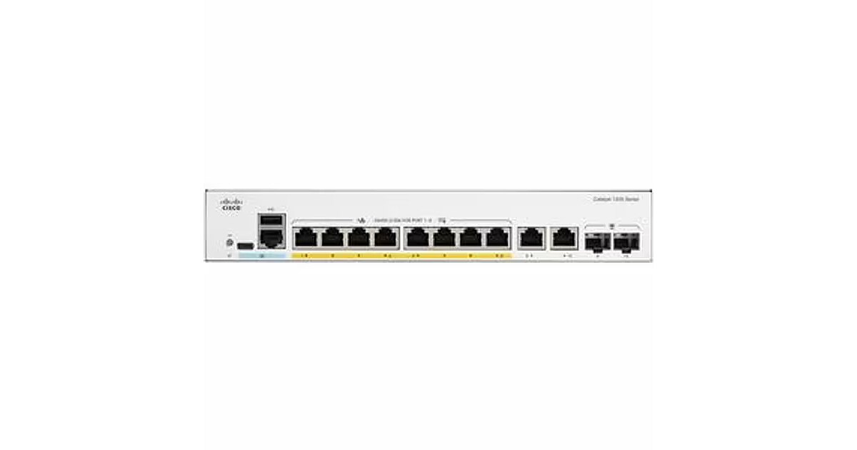 CISCO CATALYST 1200 8-P POE 2X1G COMBO (C1200-8P-E-2G)